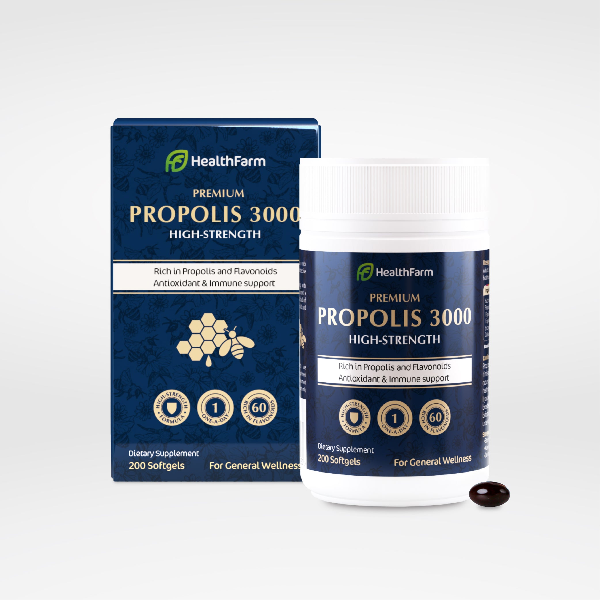 Healthfarm Premium Propolis 3000 - Healthfarm NZ