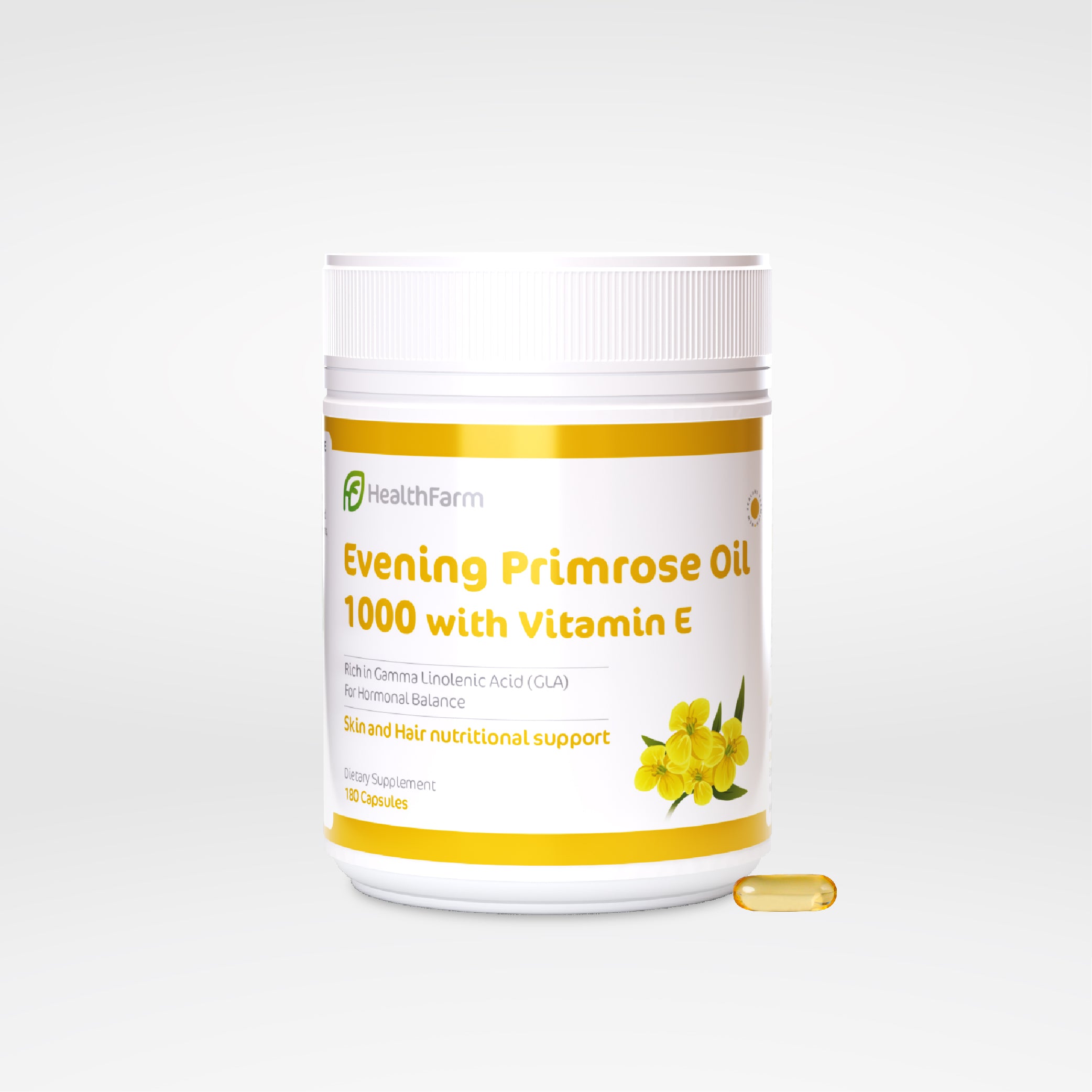 Healthfarm Organic Evening Primrose Oil 1000mg - Healthfarm NZ