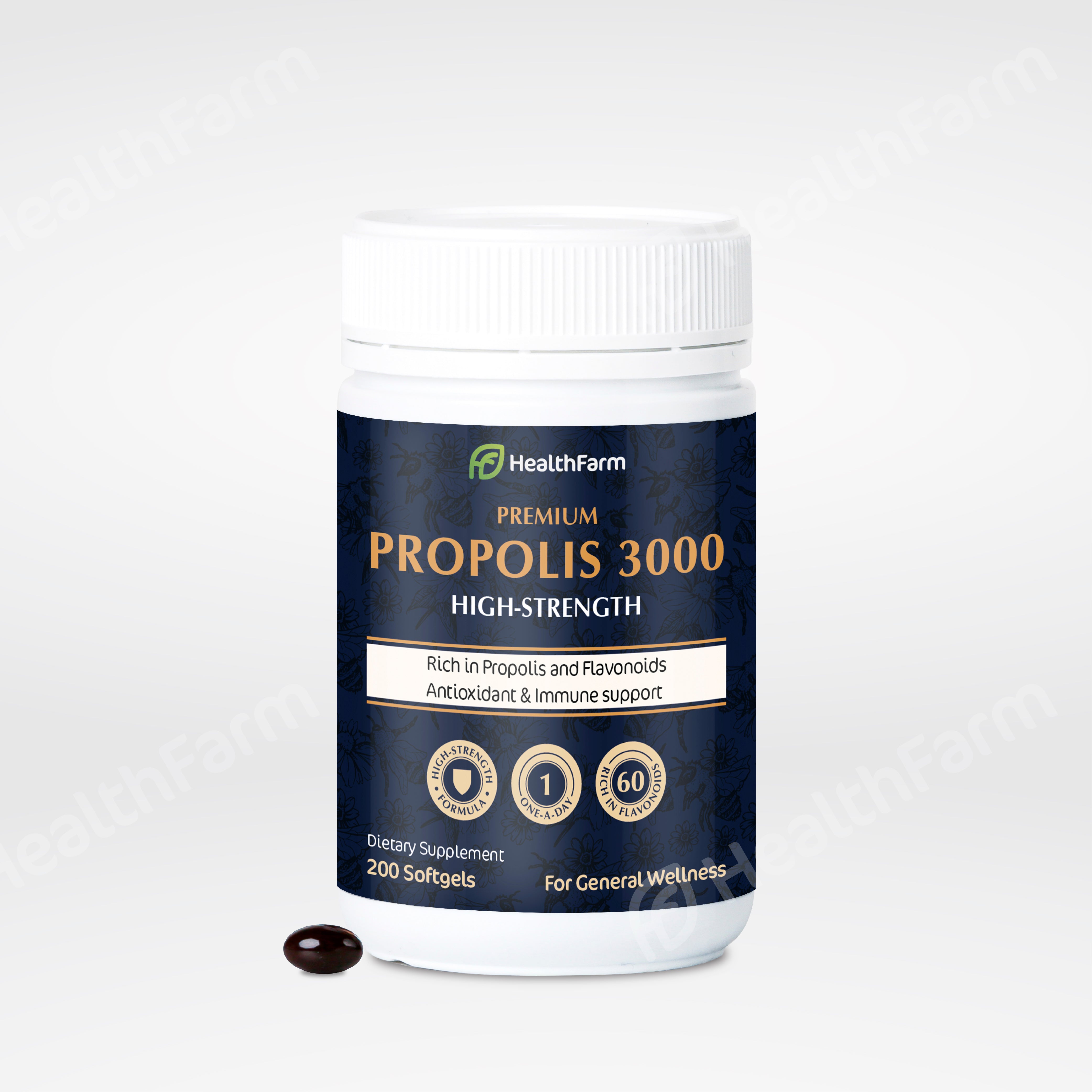 Healthfarm Premium Propolis 3000 - Healthfarm NZ