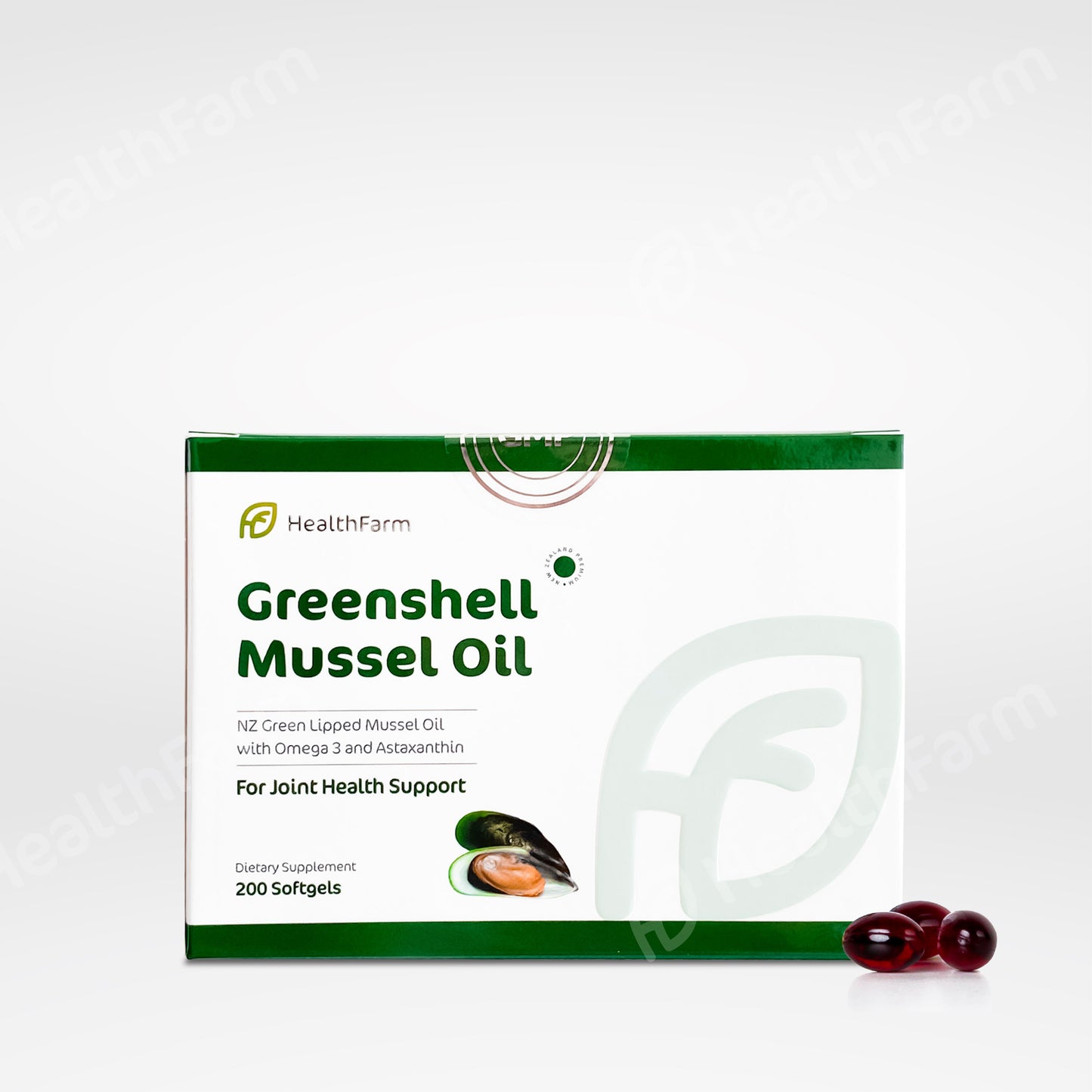Healthfarm Greenshell Mussel Oil 13750 Blister Pack - Healthfarm NZ